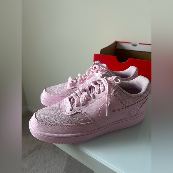 Nike | Shoes | Viral Pink Lace Nike Low Top Sneakers | Poshmark